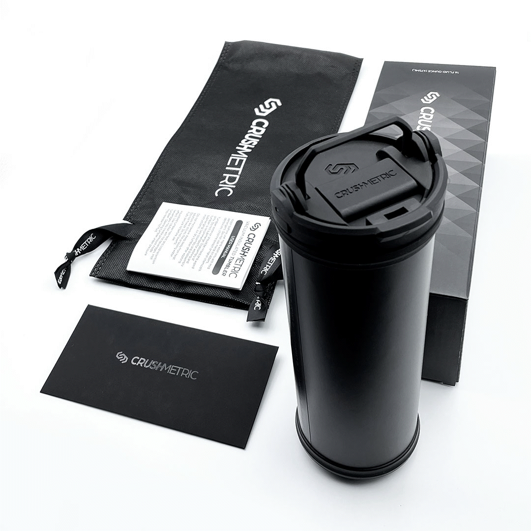 CRUSHMETRIC Tumbler Matte Black